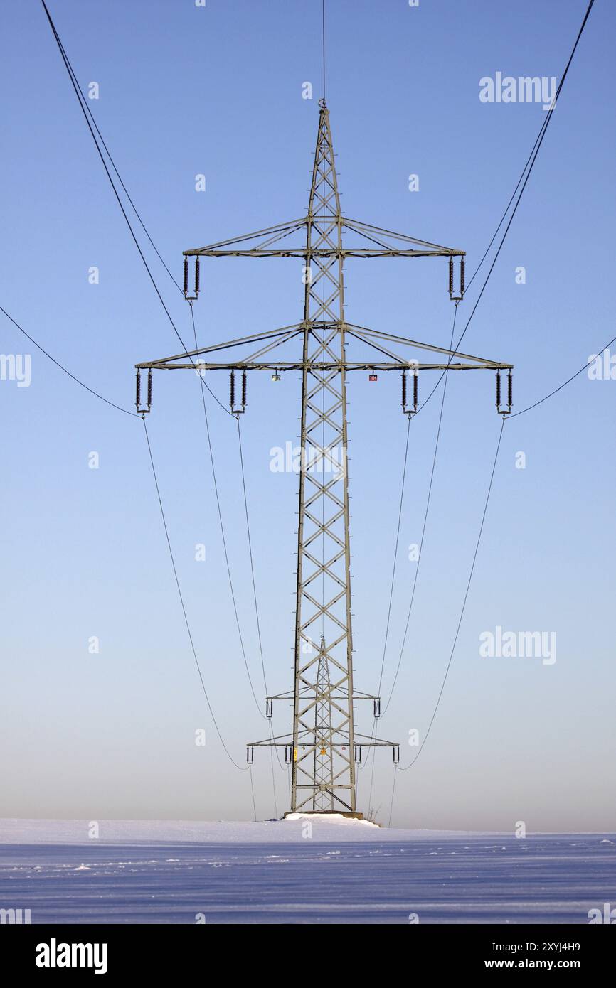 Linea di trasmissione ad alta tensione immagini e fotografie stock ad ...
