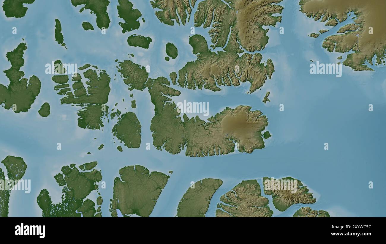 Mappa dell'isola di baffin immagini e fotografie stock ad alta ...