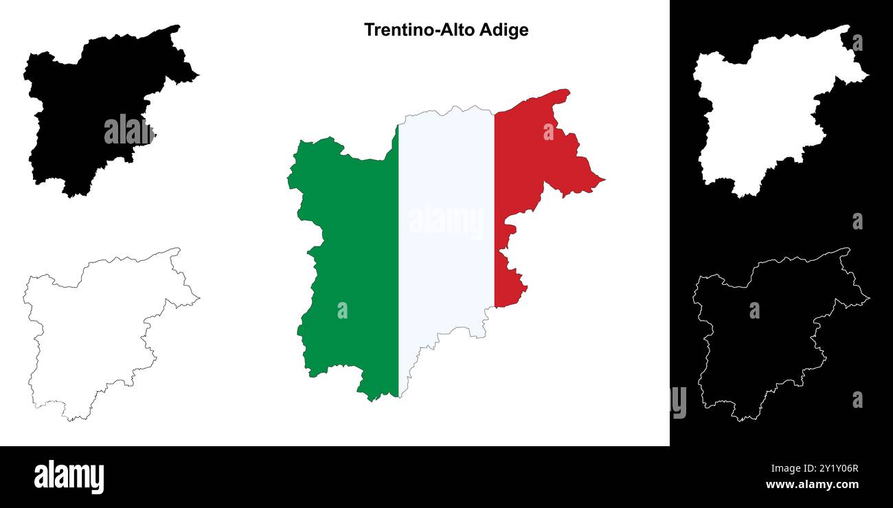 Mappa eps trentino alto adige immagini e fotografie stock ad alta ...