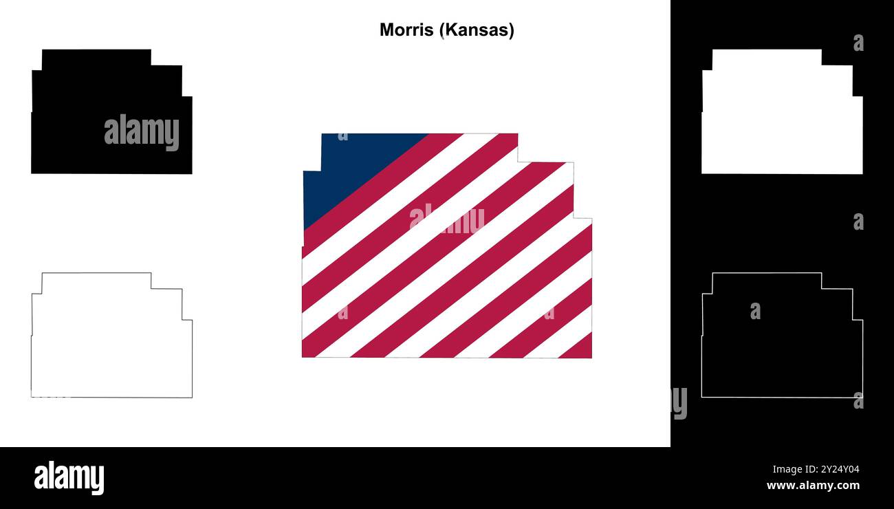 Mappa di contorno di morris immagini e fotografie stock ad alta ...