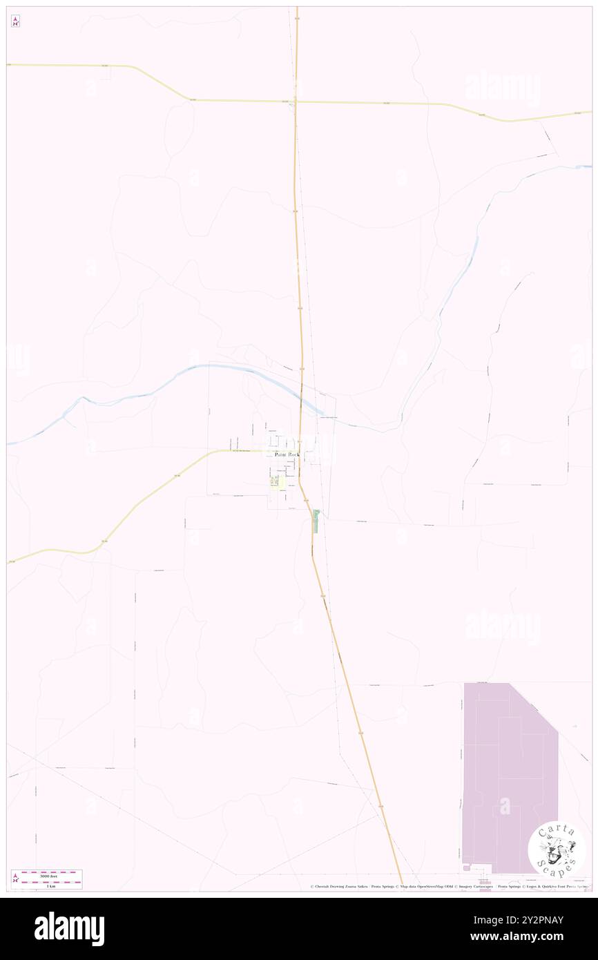 Mappa di paint rock texas Immagini senza sfondo e Foto Stock ritagliate ...