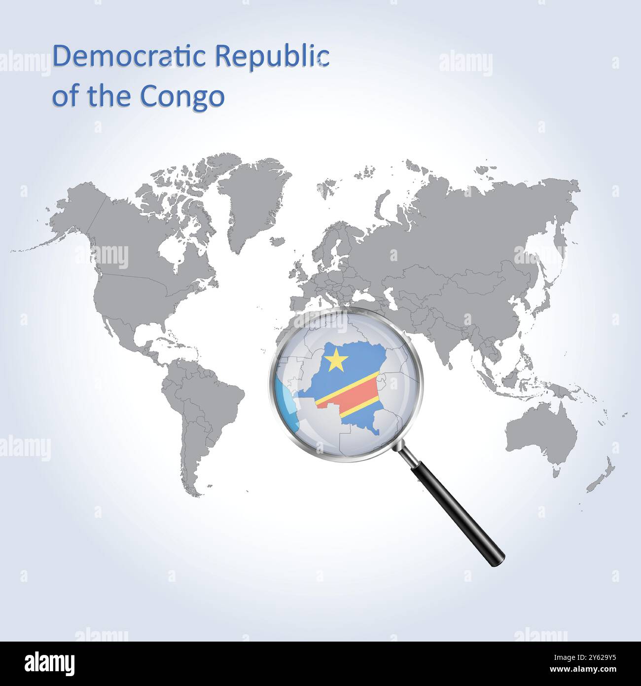 Mappa della bandiera della repubblica democratica del congo immagini e ...