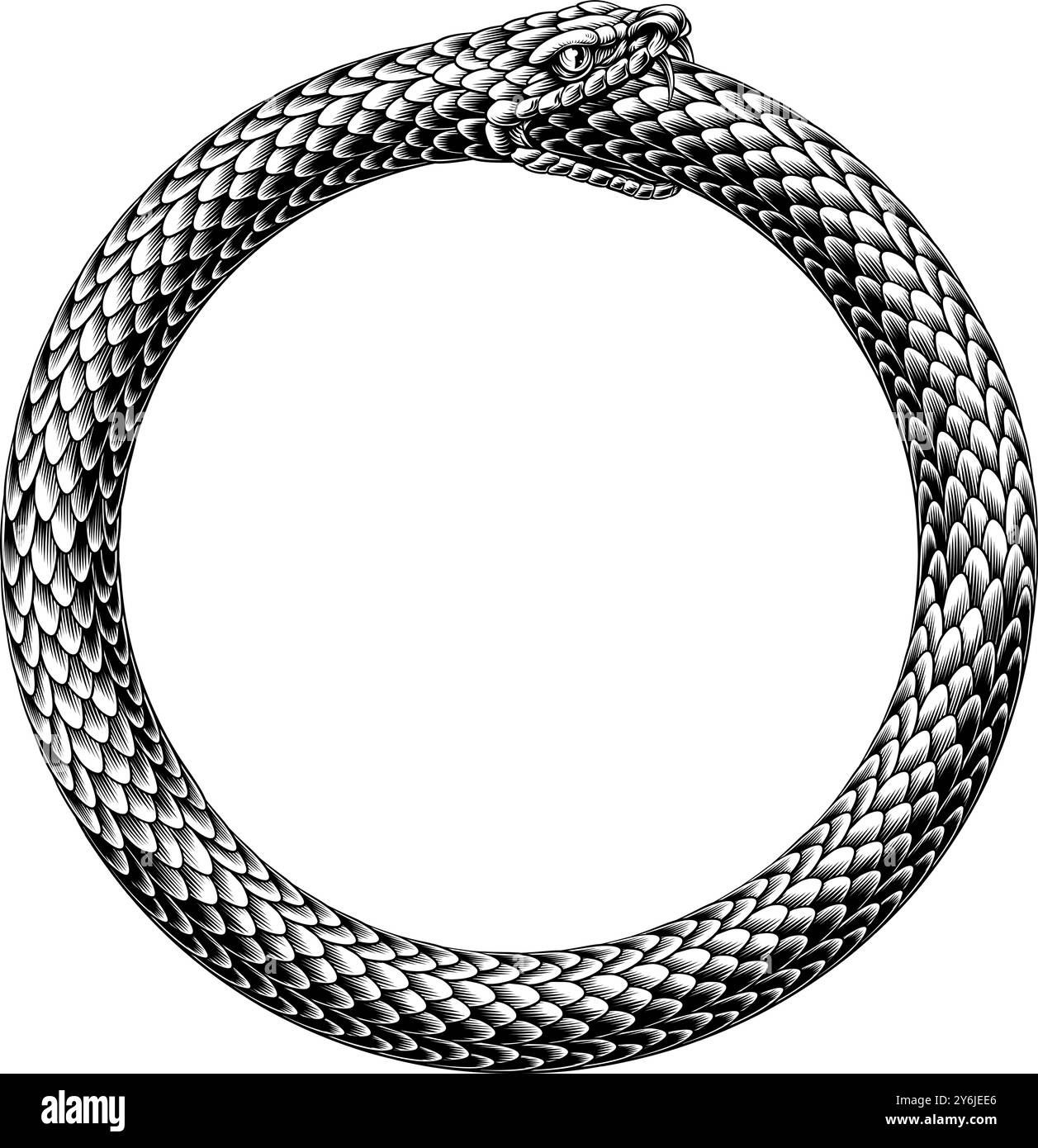 Disegno Serpente Cerchio