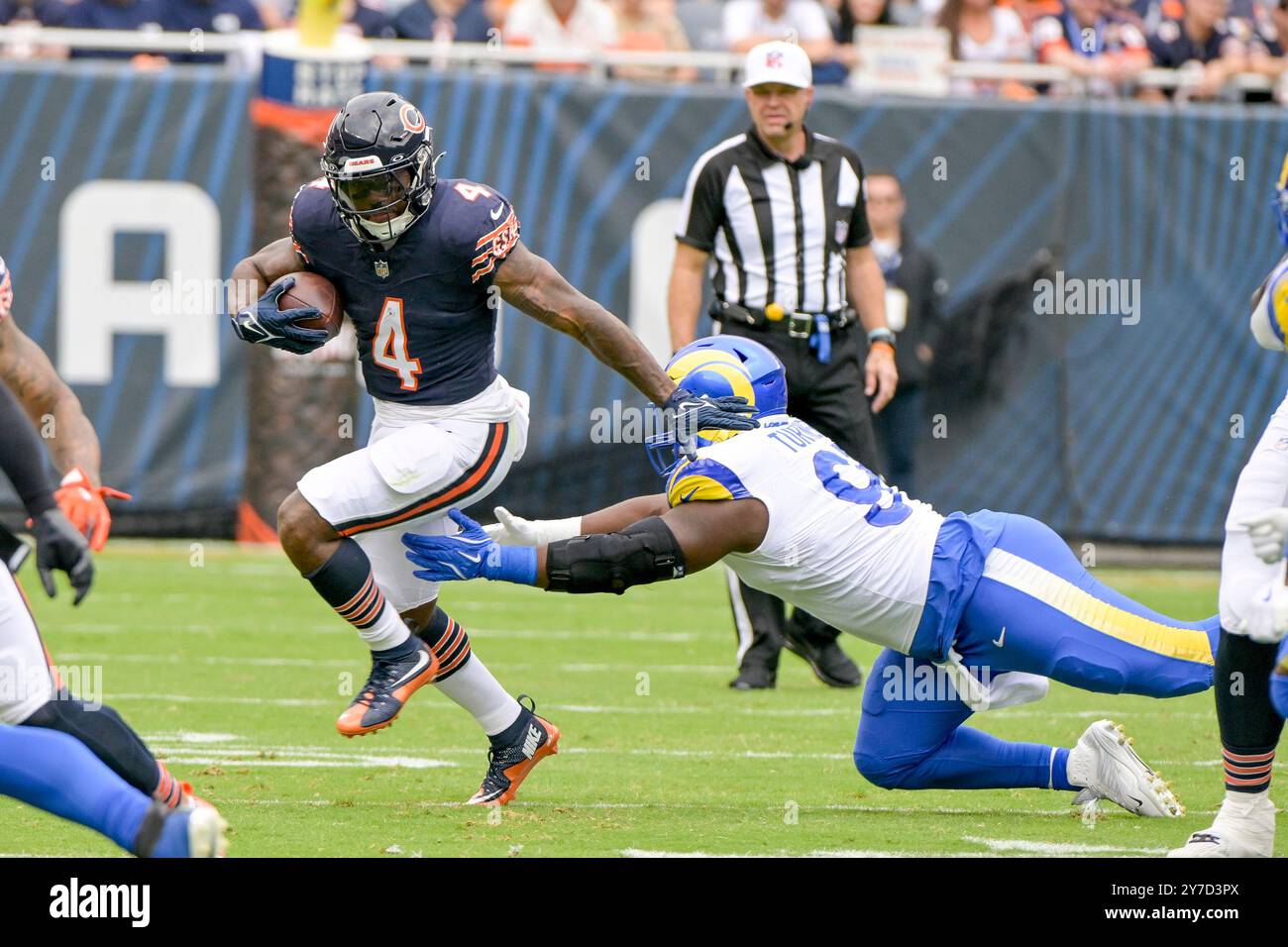 Chicago bears cornerback jaylon johnson immagini e fotografie stock ad ...