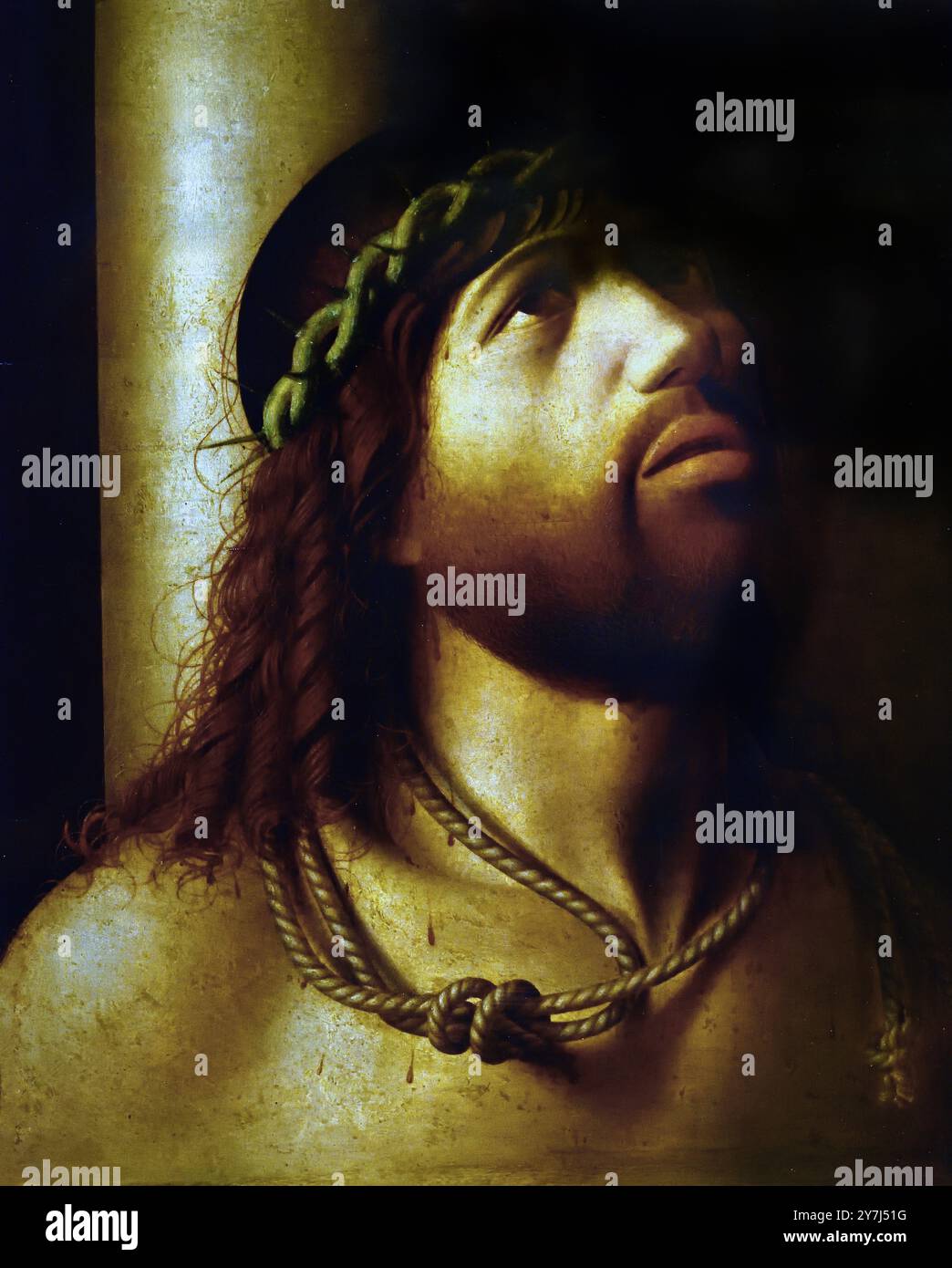 Cristo alla colonna 1500 di Pietro De Saliba 1497-1530, XV-XVI secolo ...