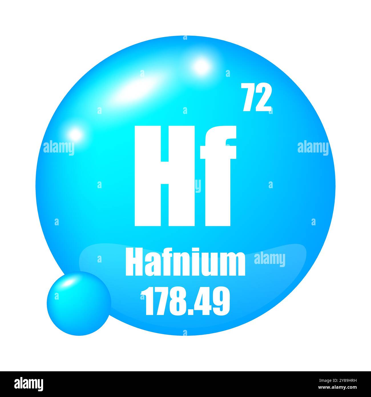 Numero atomico 72 Immagini Vettoriali Stock - Alamy