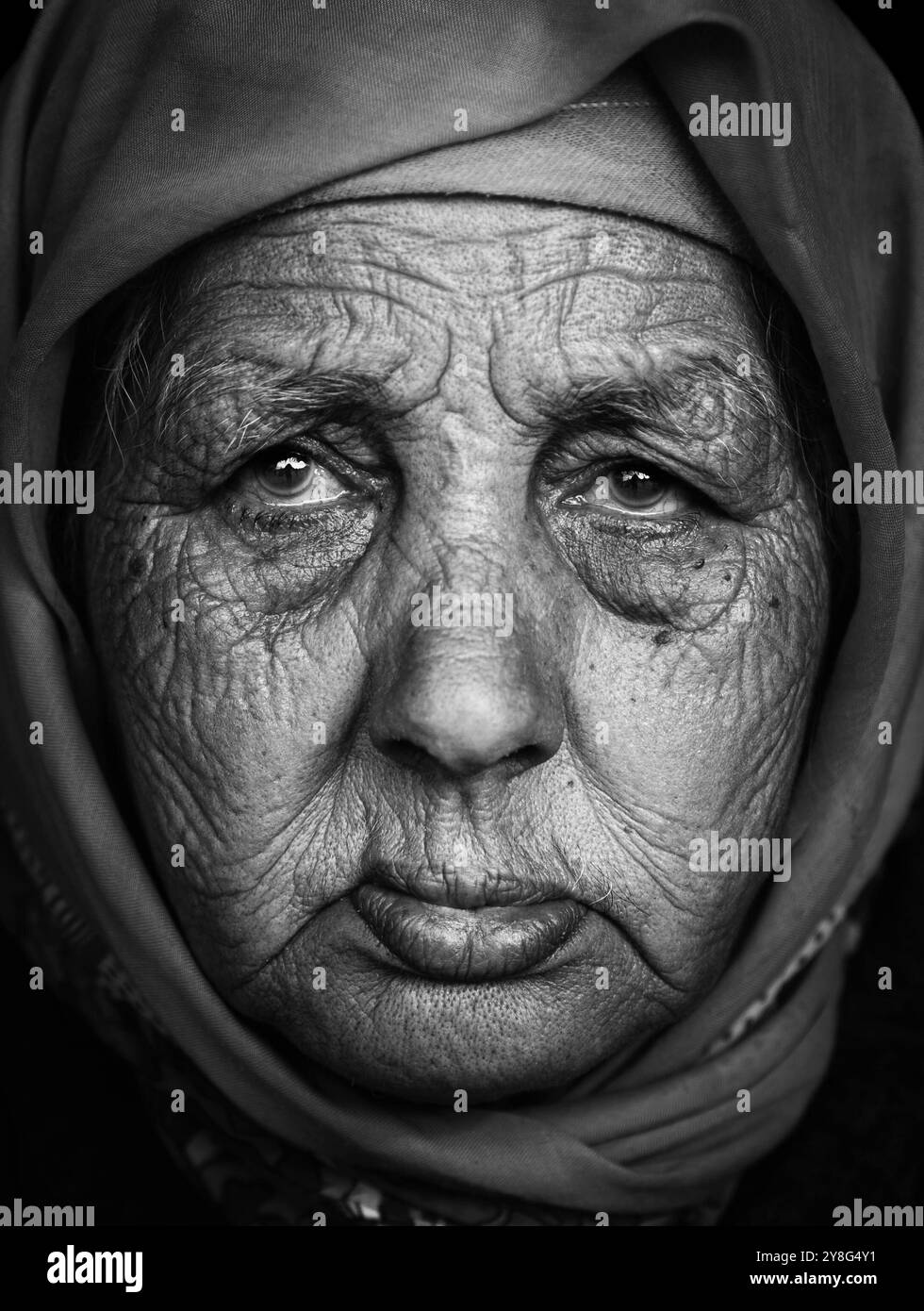 Vecchie donne Foto e Immagini Stock in Bianco e Nero - Alamy