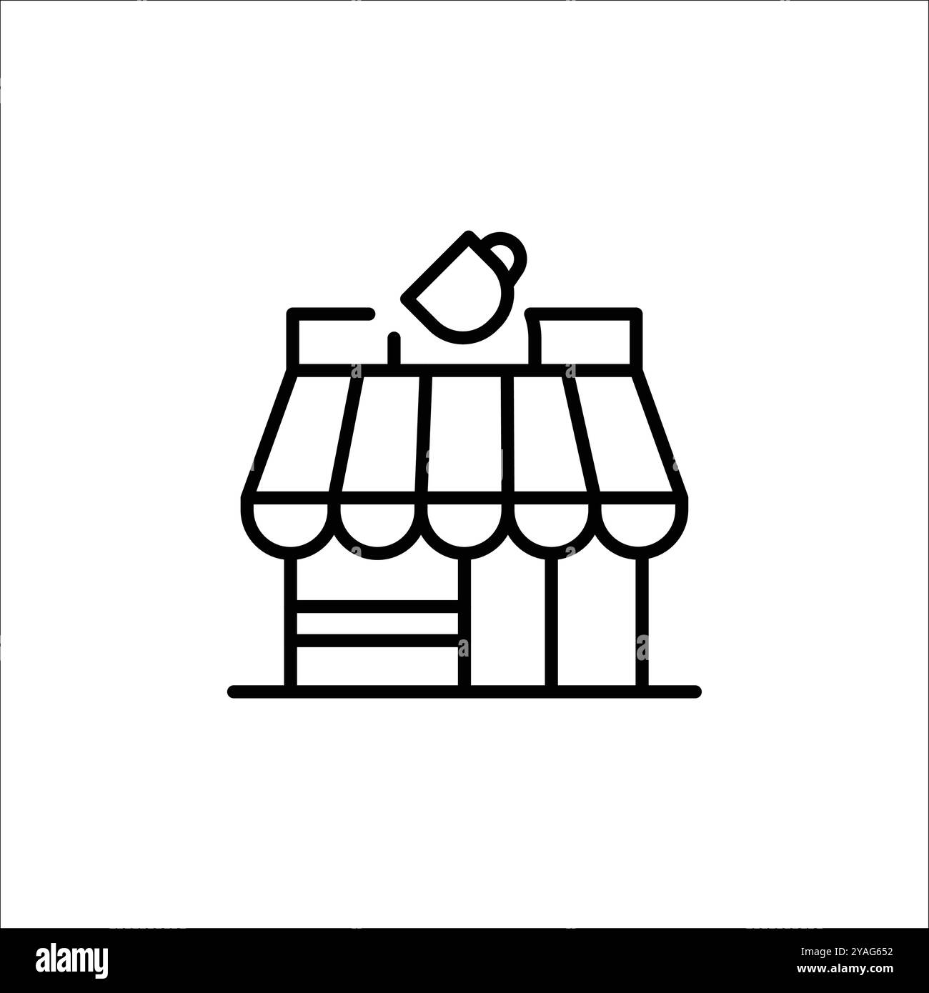 Bakery shop display Immagini Vettoriali Stock - Alamy