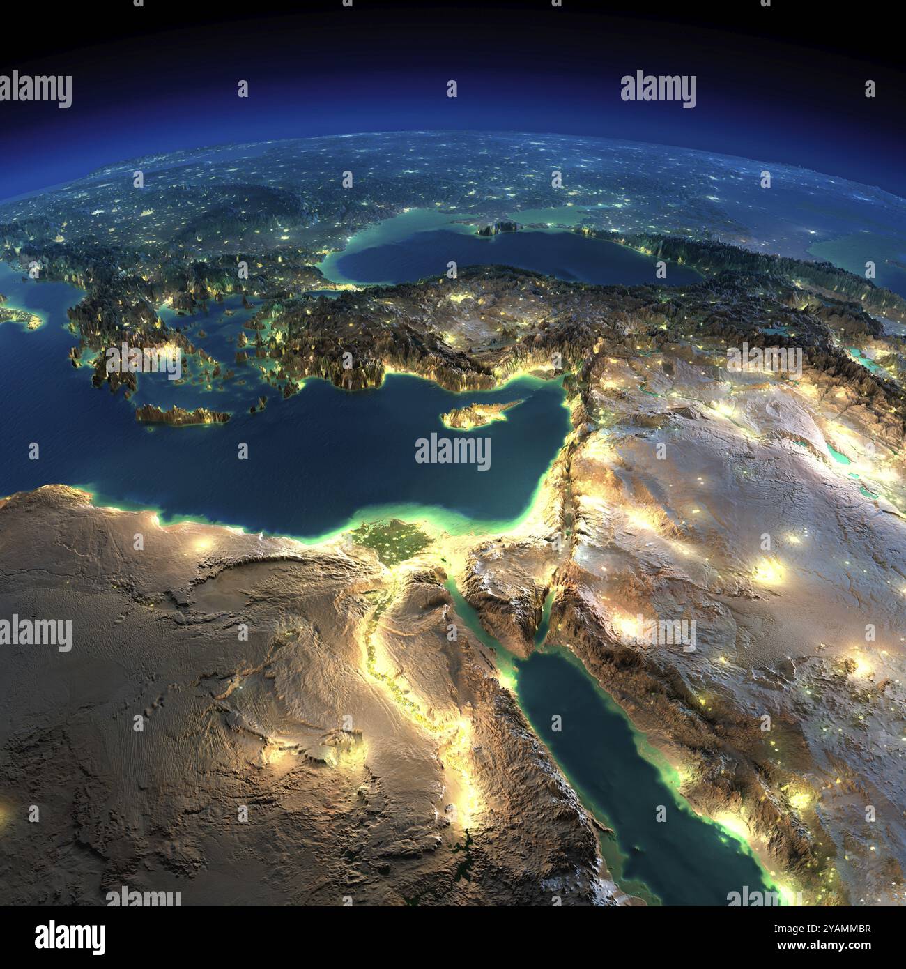Mappa del nord africa libano immagini e fotografie stock ad alta ...