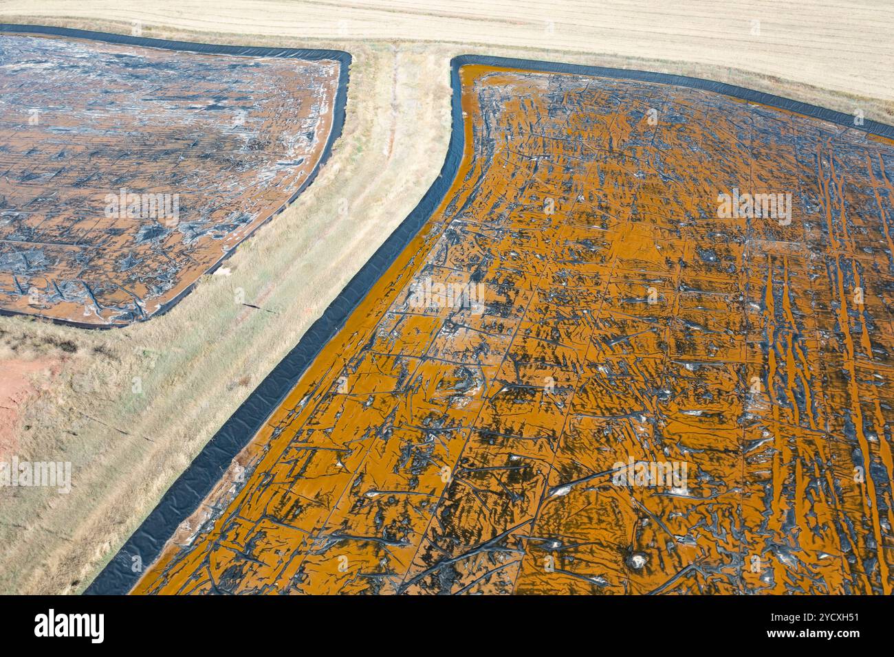 Il tiro con un drone aereo cattura gli intricati motivi e i vivaci ...