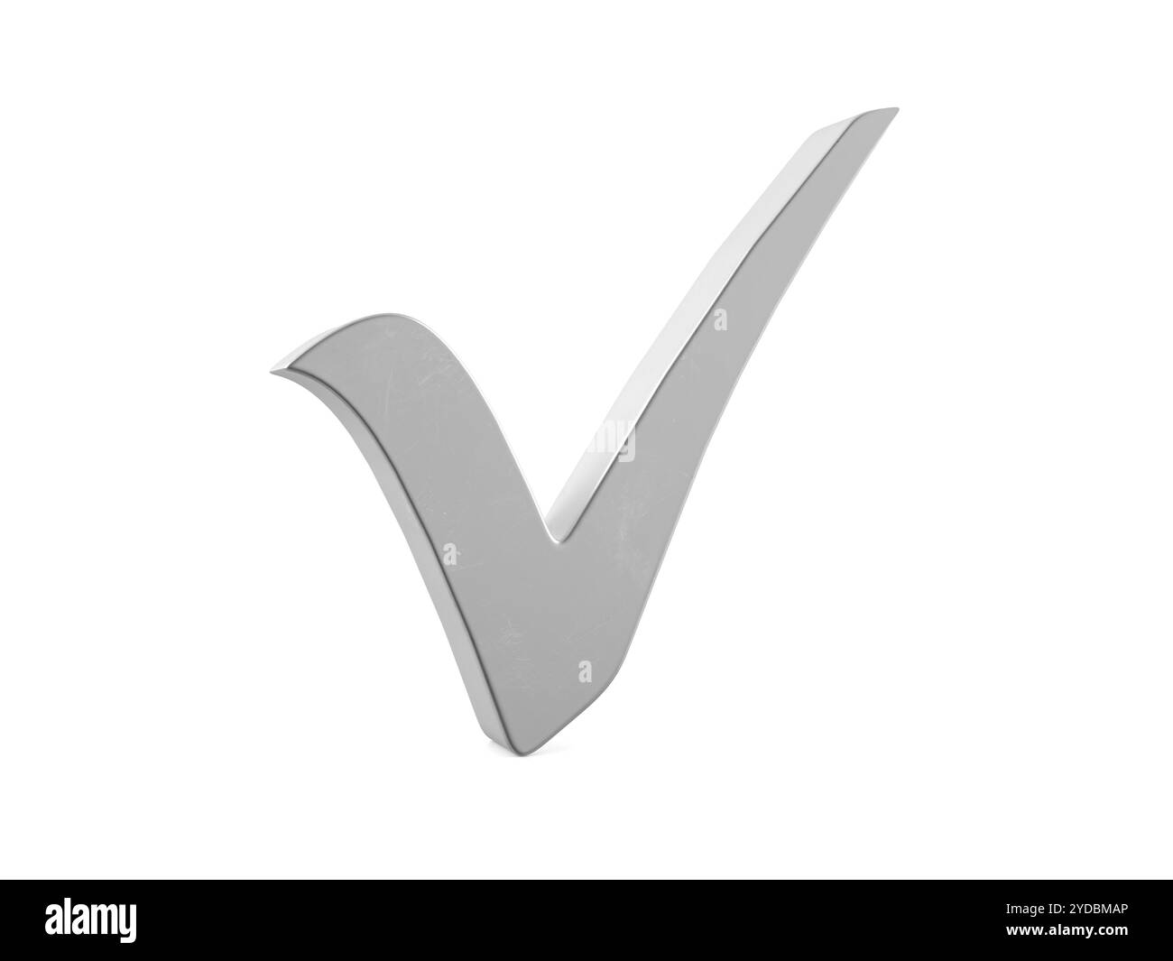 Simbolo del segno di spunta Foto e Immagini Stock in Bianco e Nero - Alamy