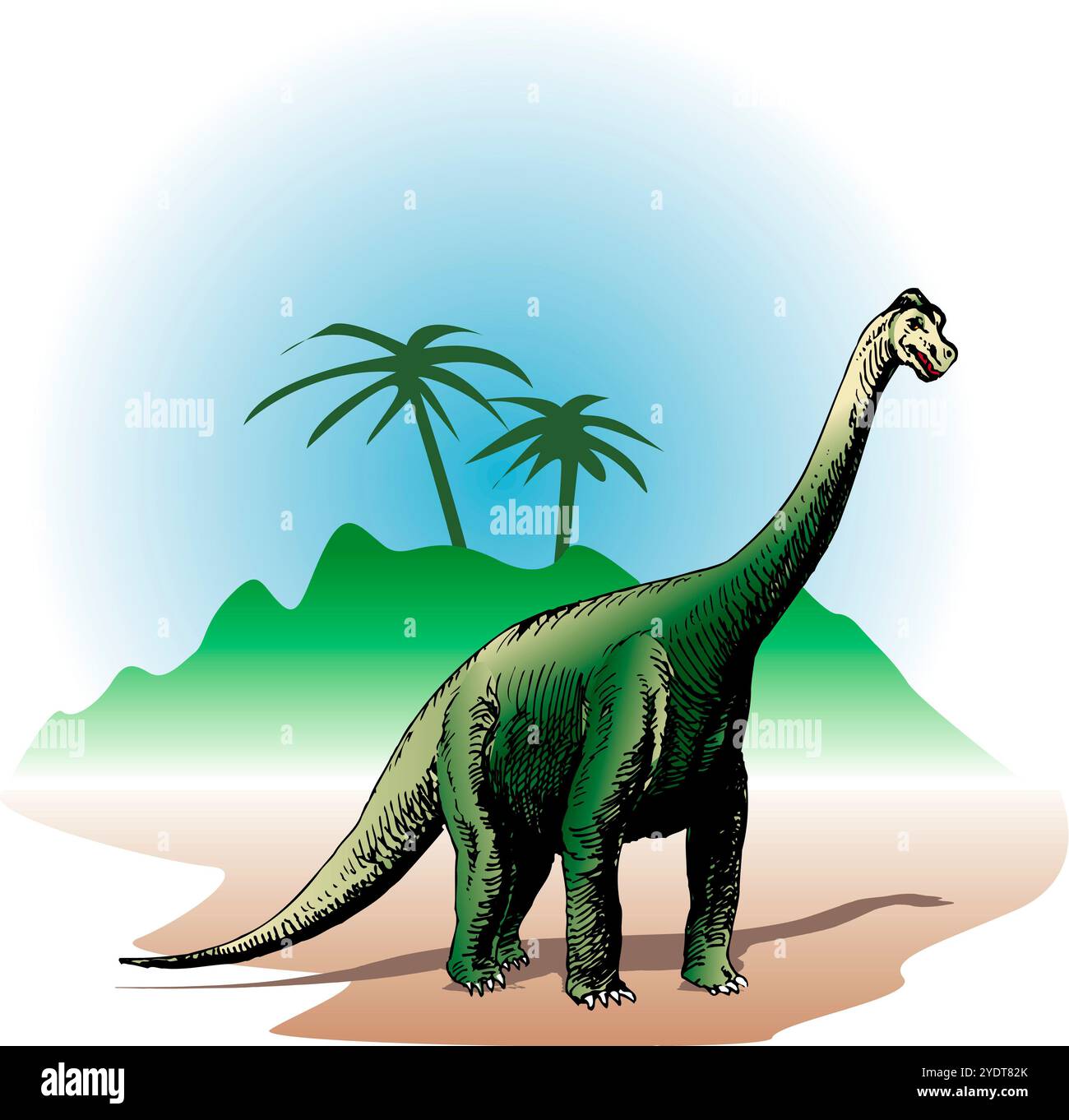 Brachiosaurus dinosaur immagini e fotografie stock ad alta risoluzione ...