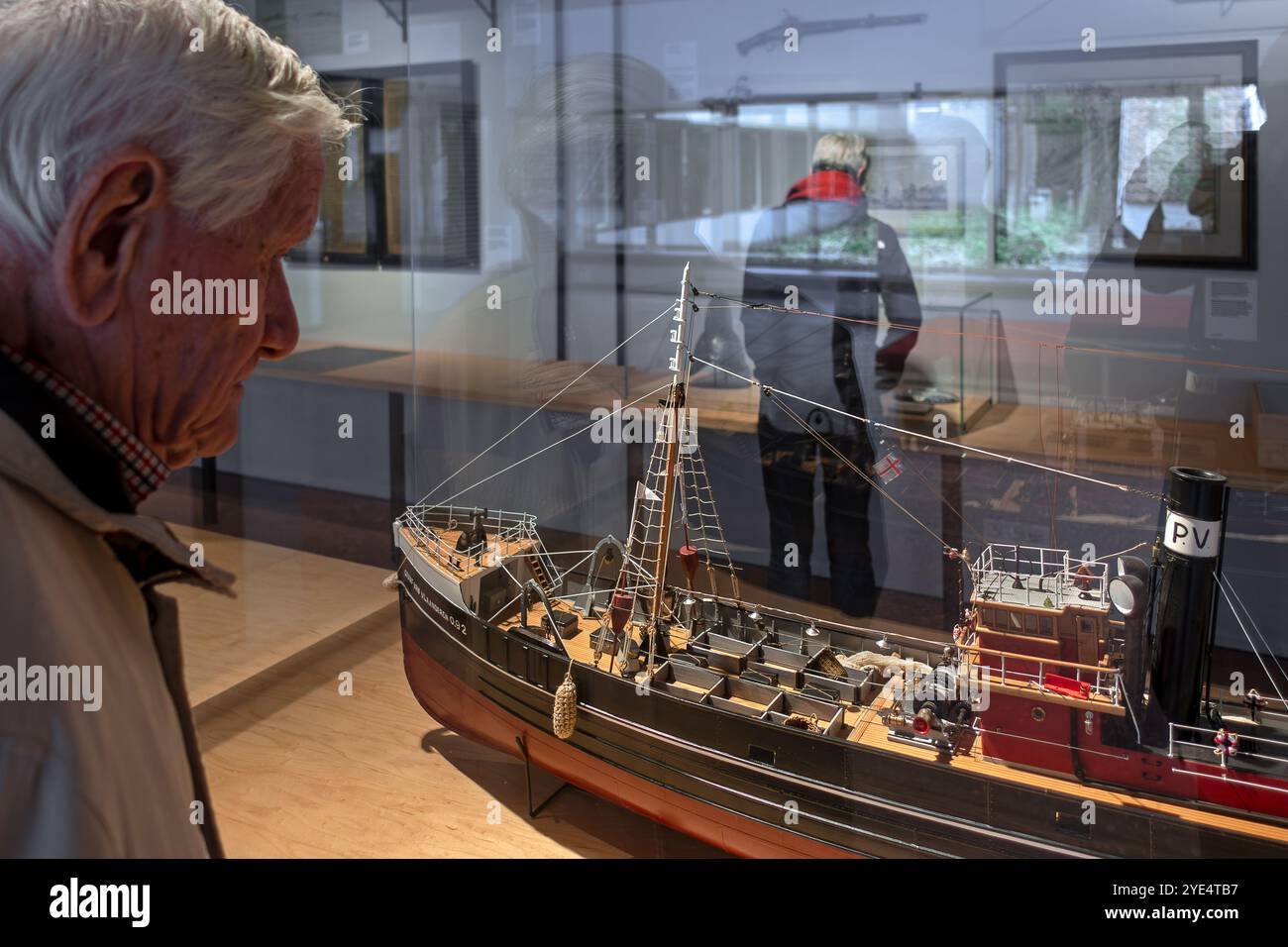 Modello in scala del peschereccio 0,92 Graaf van Vlaanderen nel NAVIGO ...