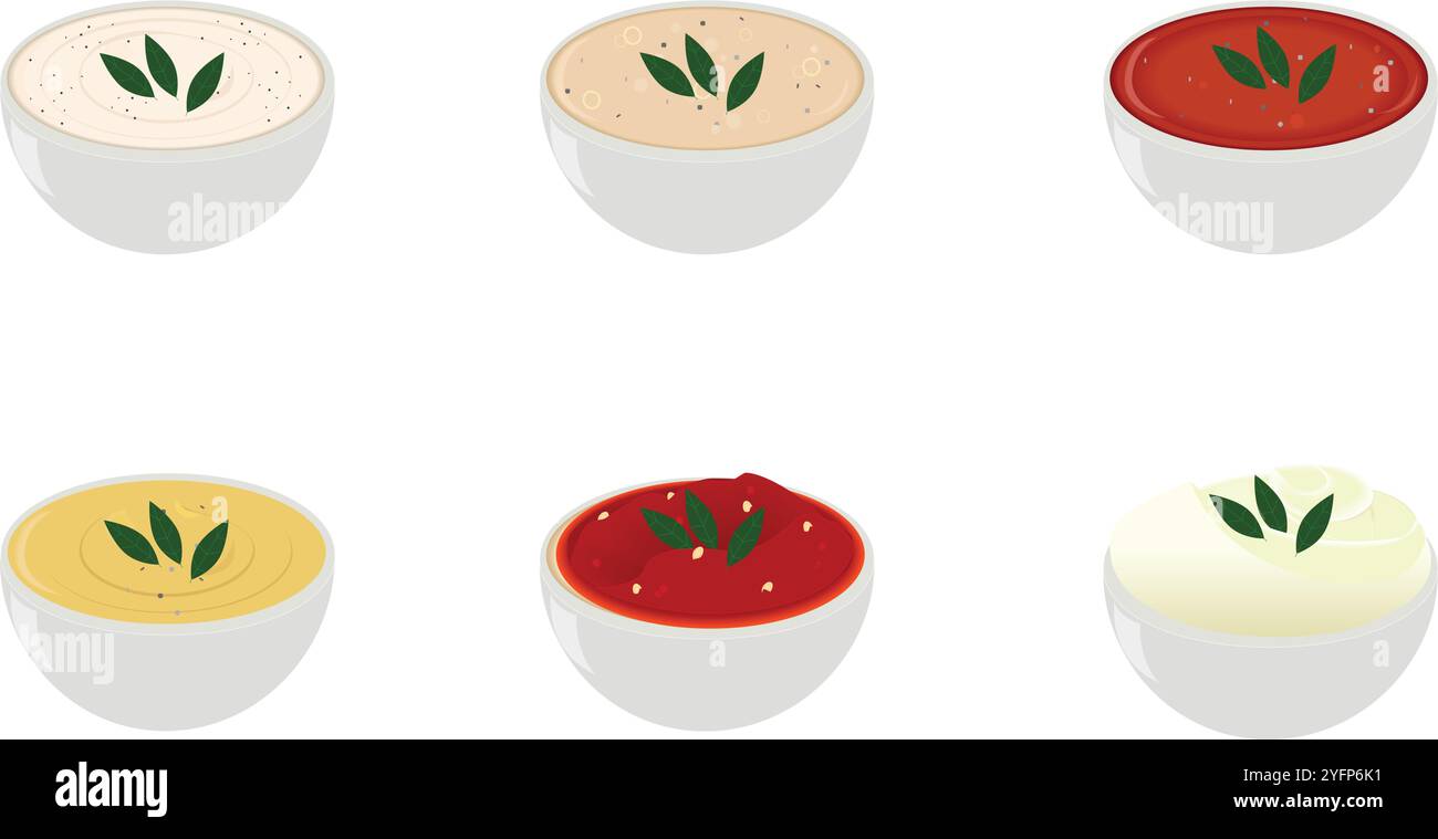 Hollandaise sauce Immagini Vettoriali Stock - Alamy