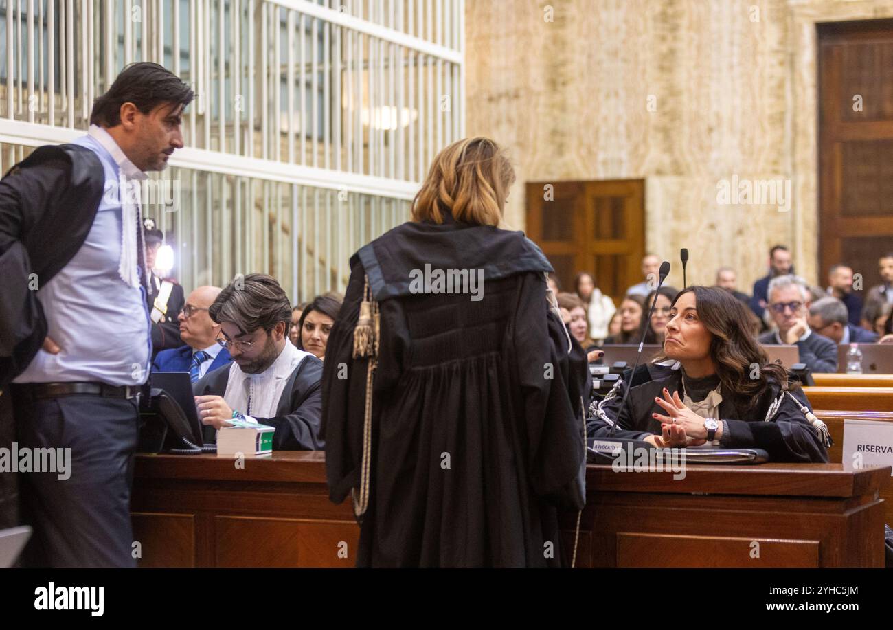 Milano, Italia. 11 novembre 2024. Alessia Menegazzo con Giulia Geradini ...