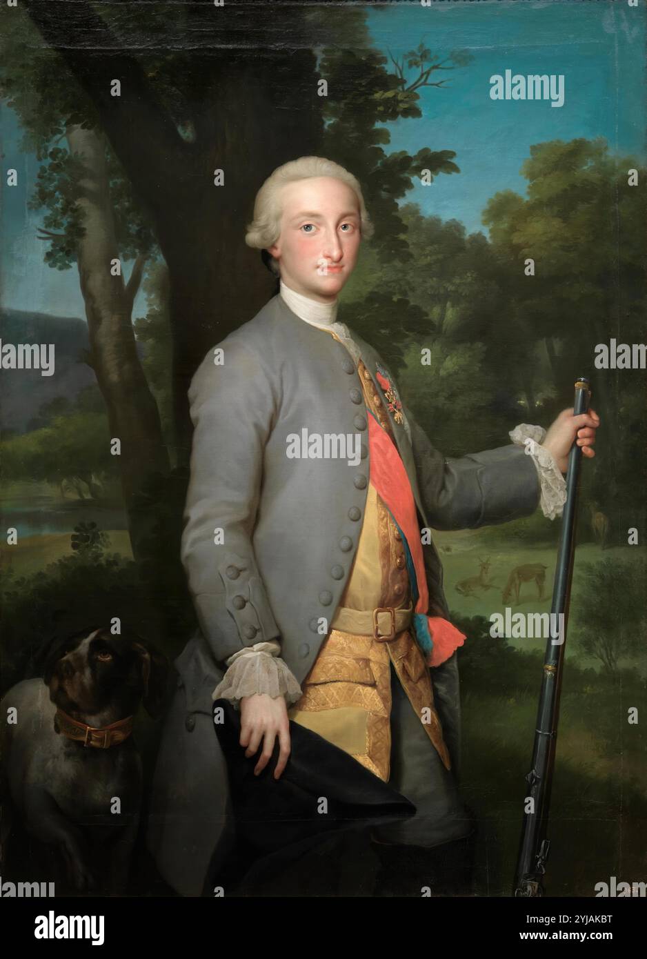 Anton Rafael Mengs / 'Carlo IV, Principe delle Asturie', CA. 1765 ...