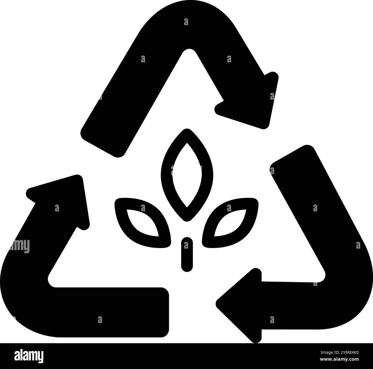 Simbolo riciclabile Foto e Immagini Stock in Bianco e Nero - Alamy