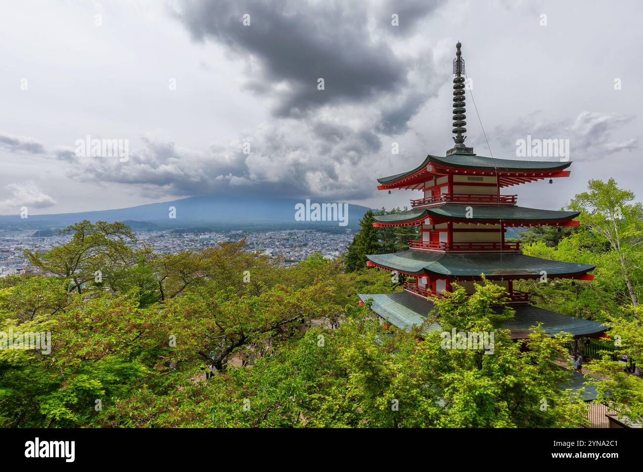 Monte fuji dal parco arakurayama sengen immagini e fotografie stock ad ...