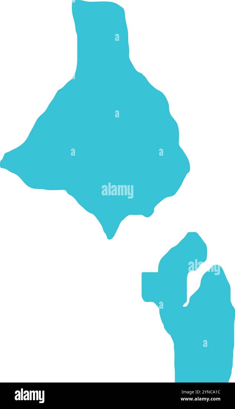 MAPPA delle Bahamas in blu, Mappa delle Paese, Bahamas, Mappa dei ...