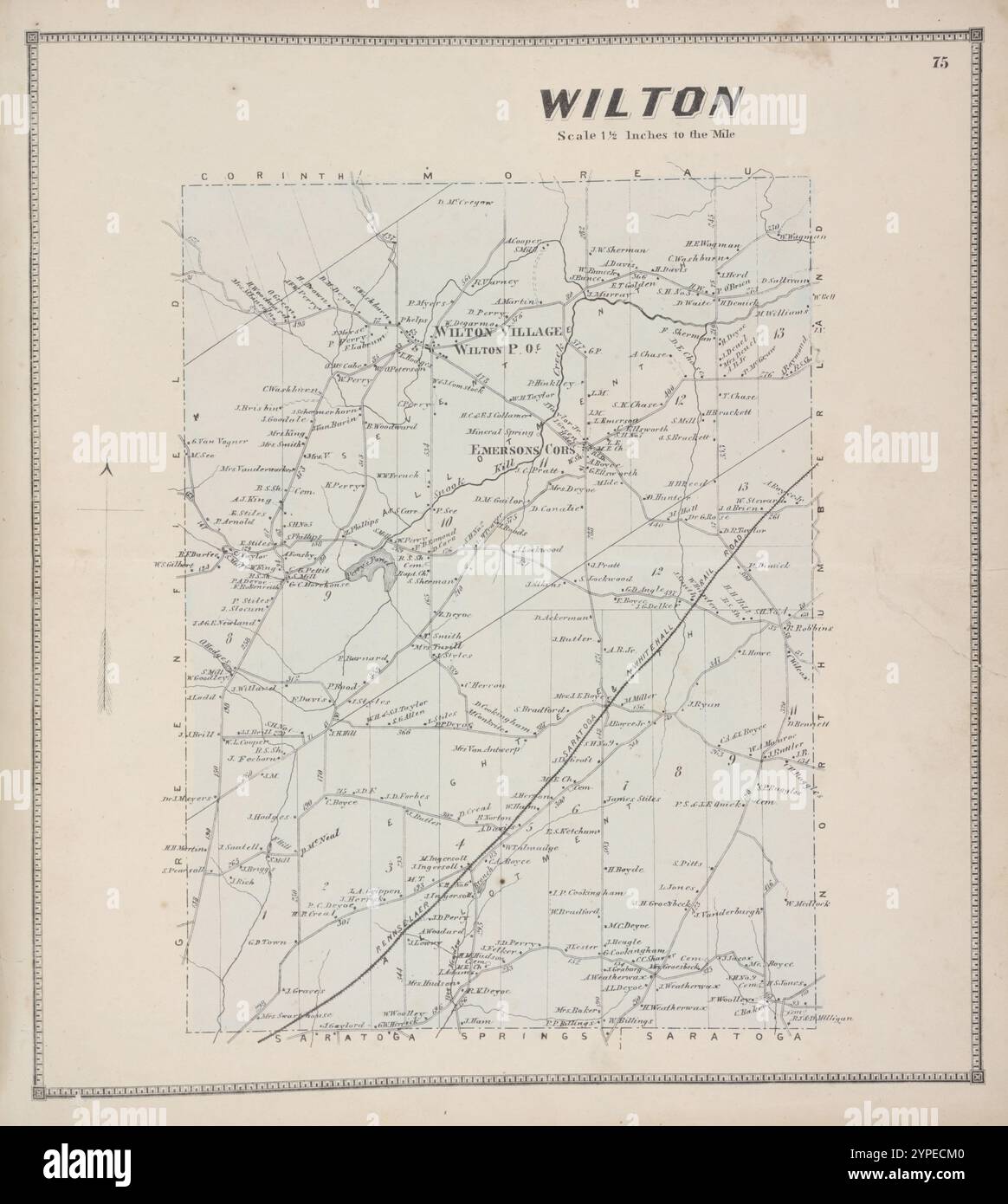 Mappa di wilton immagini e fotografie stock ad alta risoluzione - Alamy