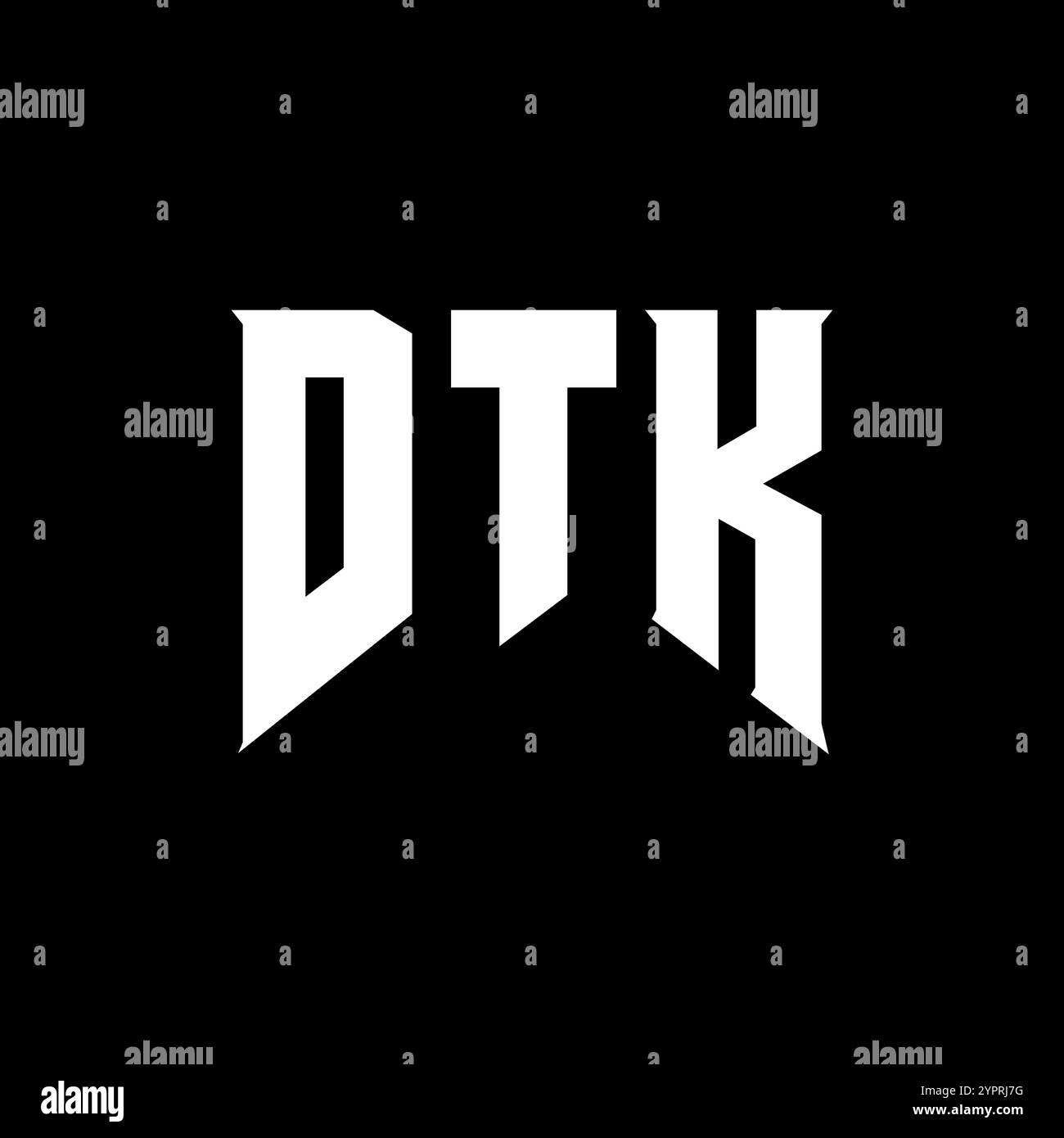 Disegno del logo dtk Immagini Vettoriali Stock - Alamy