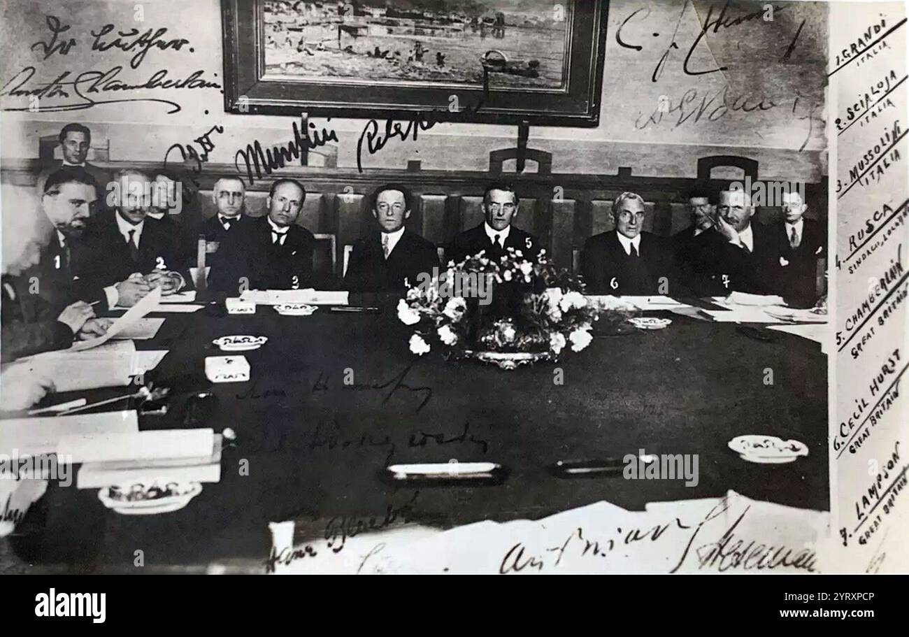 Treaty of locarno immagini e fotografie stock ad alta risoluzione - Alamy
