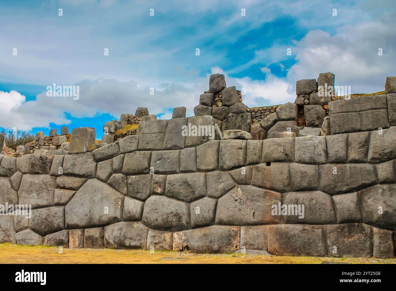 Siti storici del Perù nella Valle Sacra di Incas vicino a Cusco. Storia ...