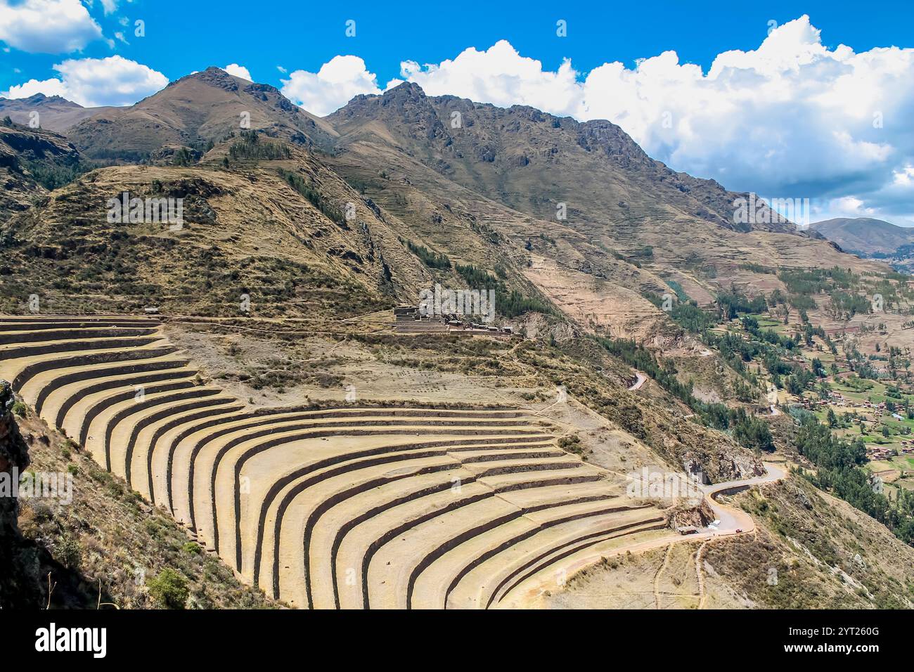 Siti storici del Perù nella Valle Sacra di Incas vicino a Cusco. Storia ...