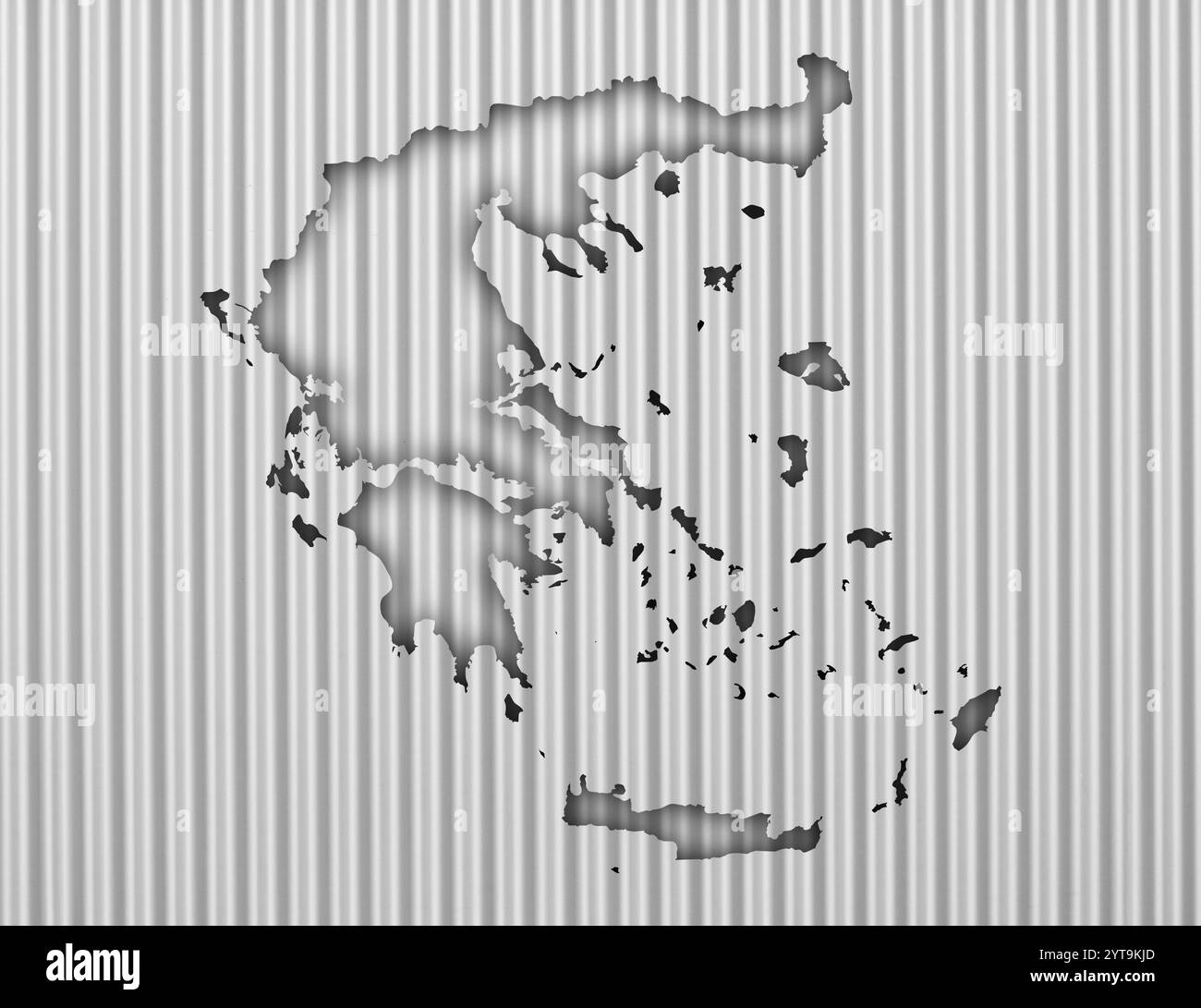 Mappa della grecia moderna immagini e fotografie stock ad alta ...