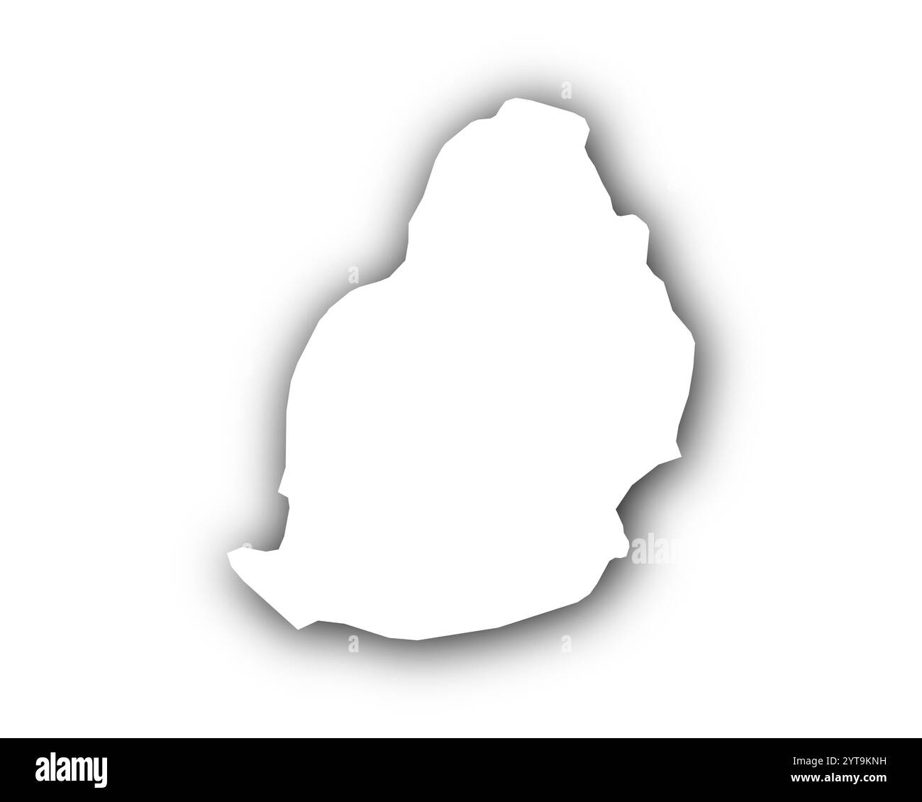 Mappa dell'isola mauritius Foto e Immagini Stock in Bianco e Nero - Alamy