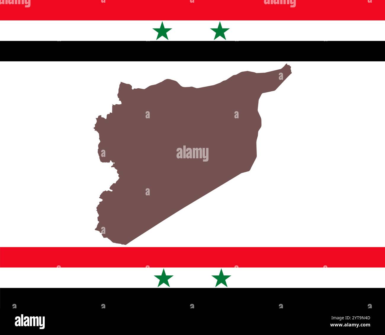 Bandiera nella mappa della siria immagini e fotografie stock ad alta ...