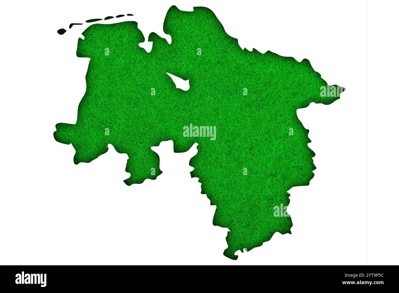 Mappa dello stato della bassa sassonia immagini e fotografie stock ad ...