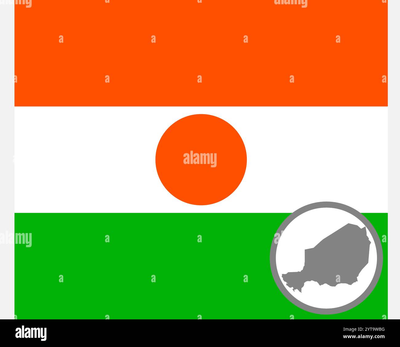 Mappa della bandiera del niger immagini e fotografie stock ad alta ...
