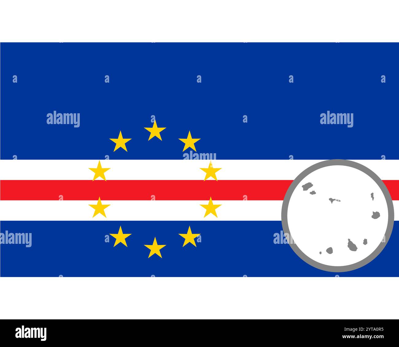Cape verde flag map immagini e fotografie stock ad alta risoluzione - Alamy