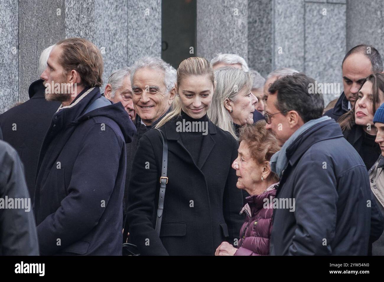 FINO MORNASCO (COMO) - funerale di Fernanda Biffi Casiraghi, suocera ...