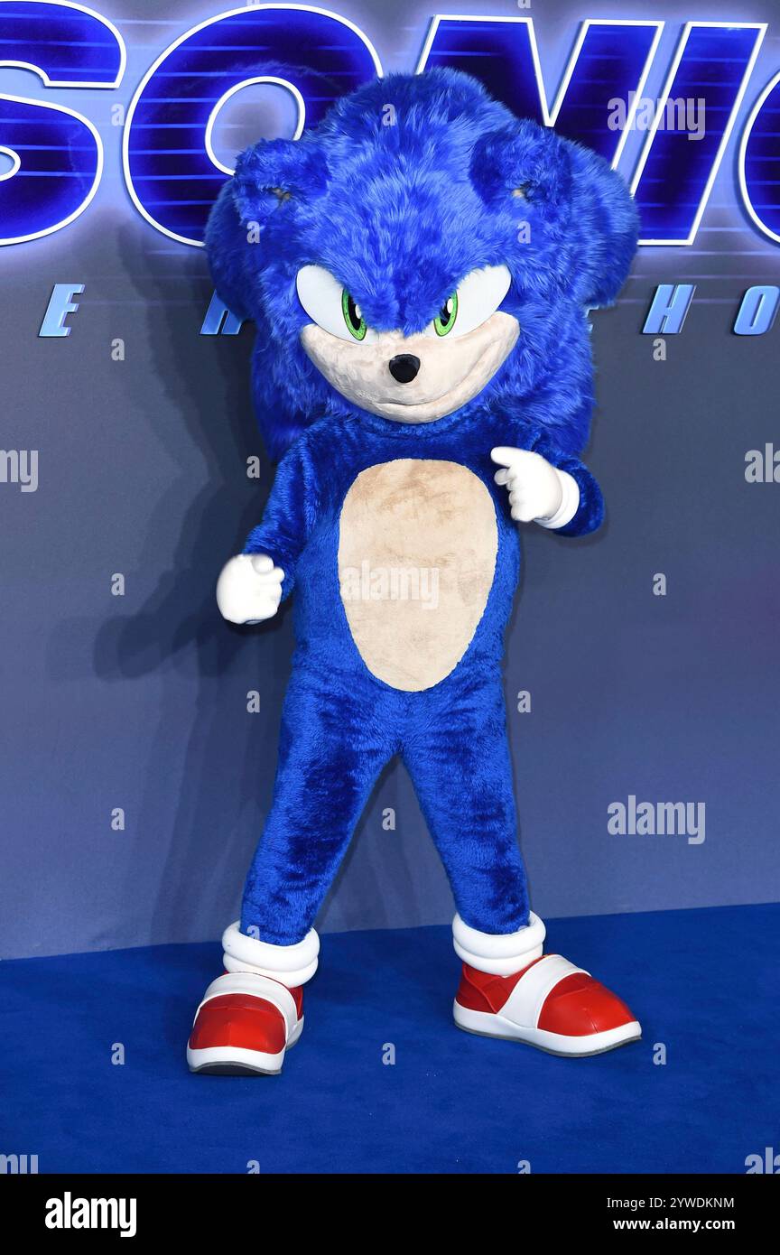 Sonic the Hedgehog bei der Premiere des Kinofilms Sonic the Hedgehog 3 ...