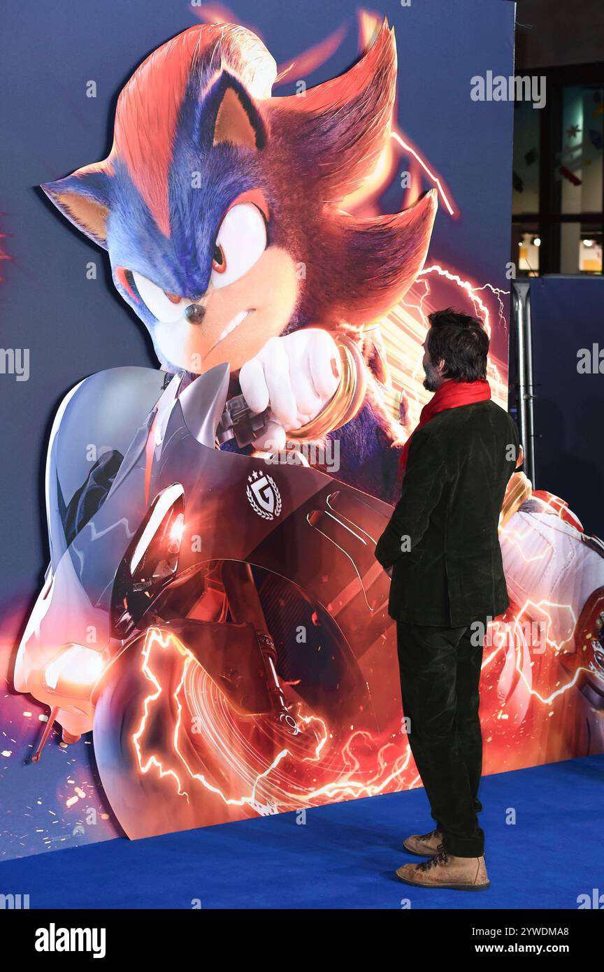 Keanu Reeves bei der Premiere des Kinofilms Sonic the Hedgehog 3 im ...