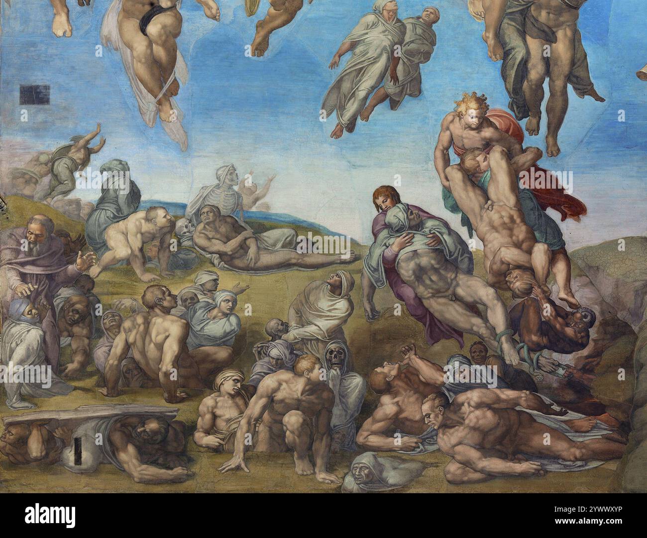 La Resurrezione dei morti - il giudizio universale è un affresco del ...