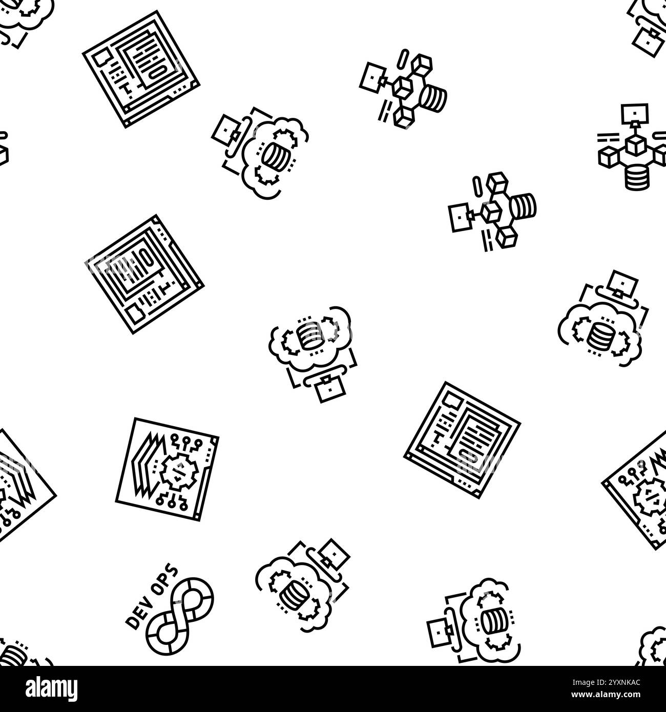Software programming language icons Foto e Immagini Stock in Bianco e ...