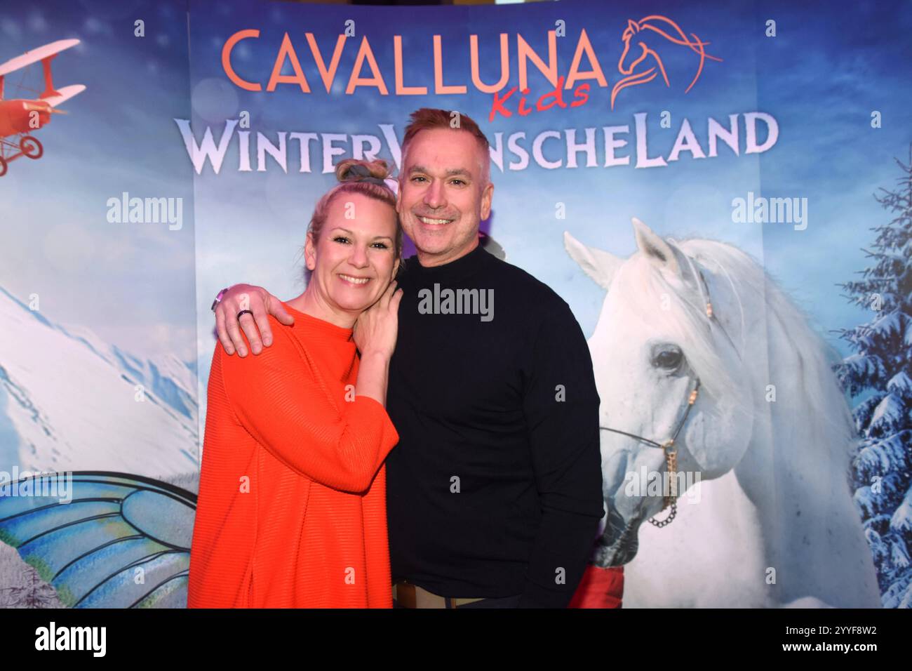 Lara von Stumberg Manou Luboswski Schauspieler Muenchen 21.12.2024. CAVALLUNA Kids Showpalast ...