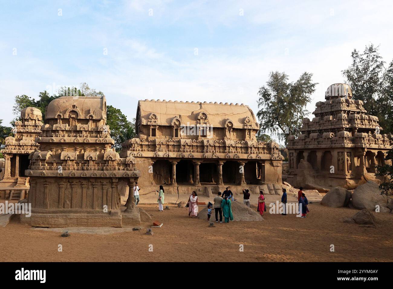 Pancha pandava rathas immagini e fotografie stock ad alta risoluzione ...