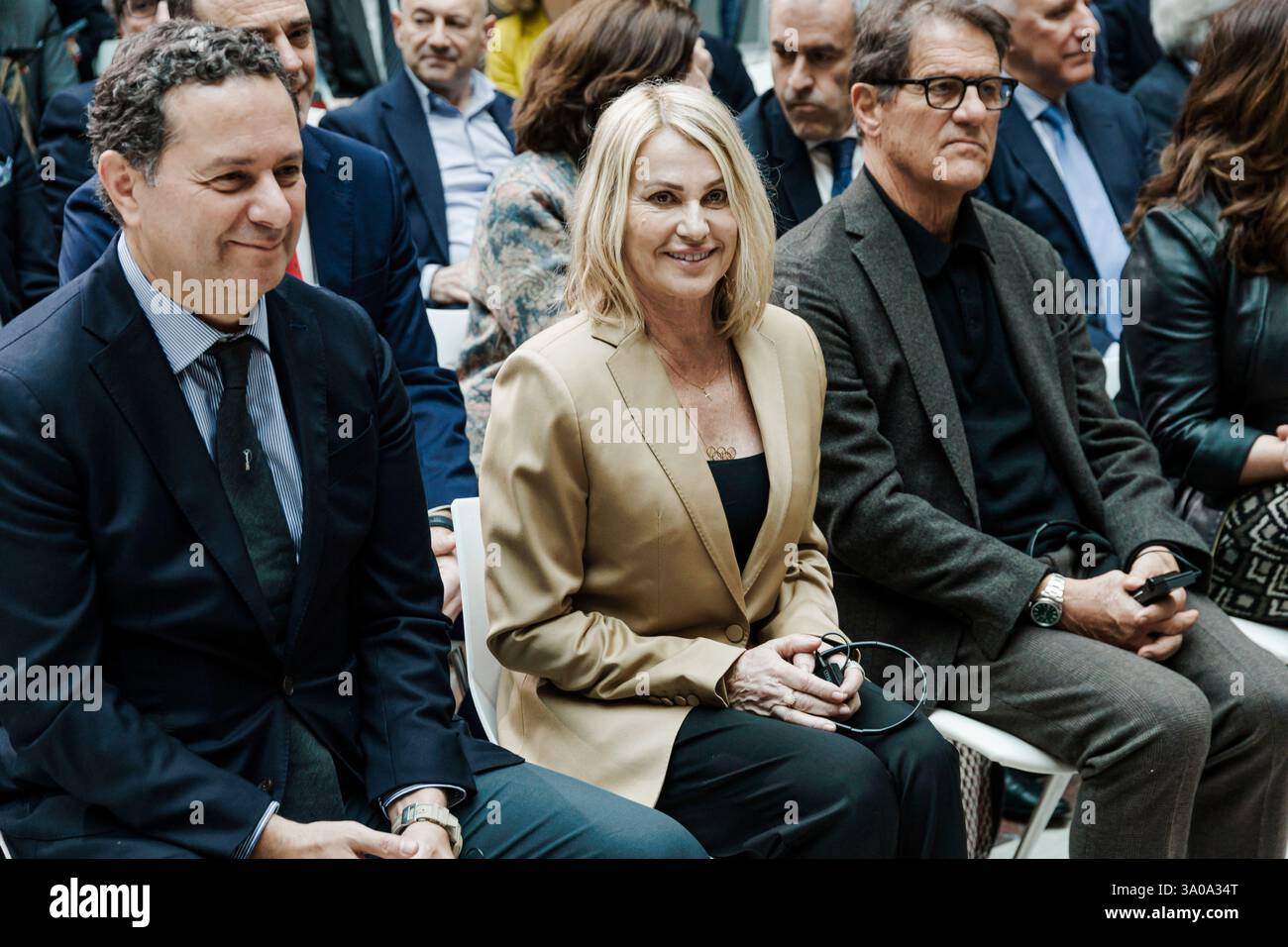 (L-R) Laureus World Sports Academy director Guy Sanan, Laureus World ...