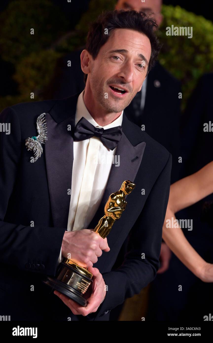 Adrien Brody bei der Vanity Fair Oscar Party 2025 anlässlich der 97 ...