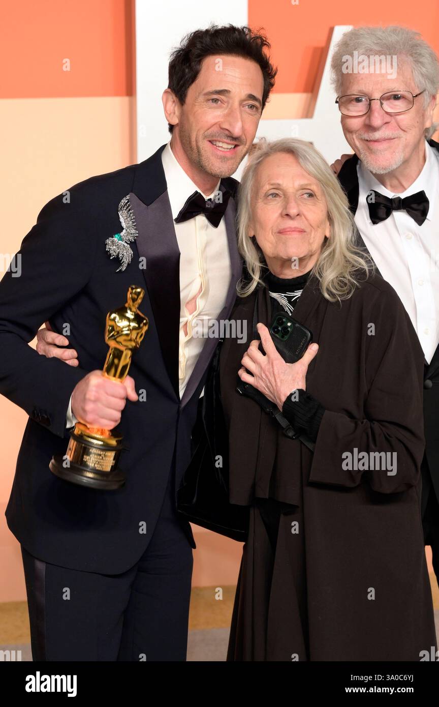 Adrien Brody mit Eltern Sylvia Plachy und Elliot Brody bei der Vanity ...