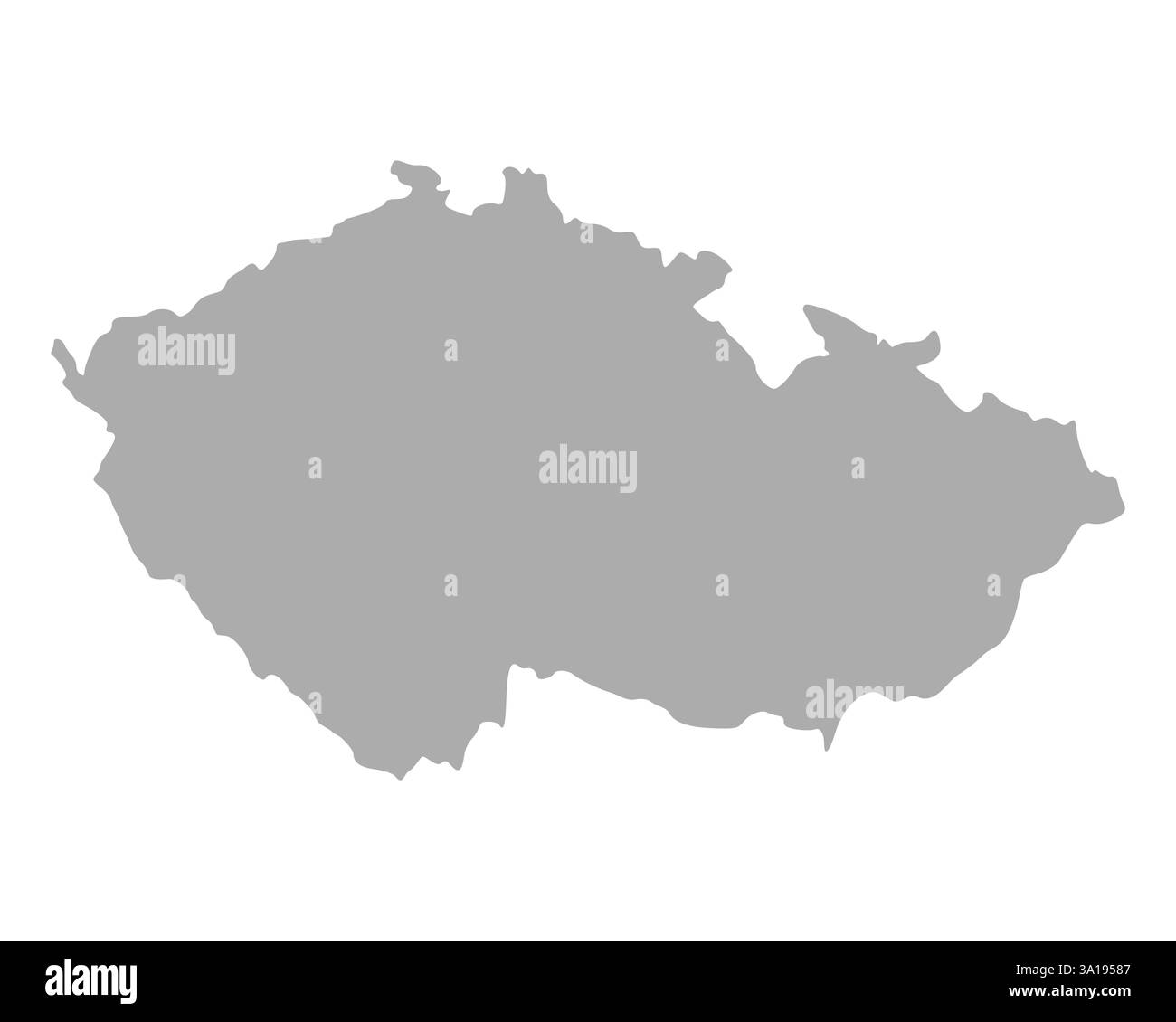 Mappa della repubblica ceca immagini e fotografie stock ad alta ...