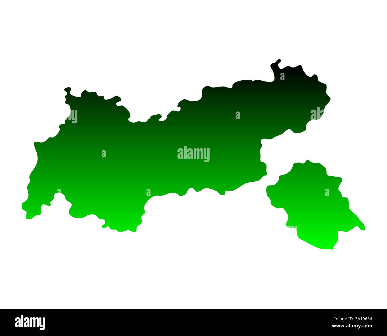 Mappa dello stato di tirolo immagini e fotografie stock ad alta ...