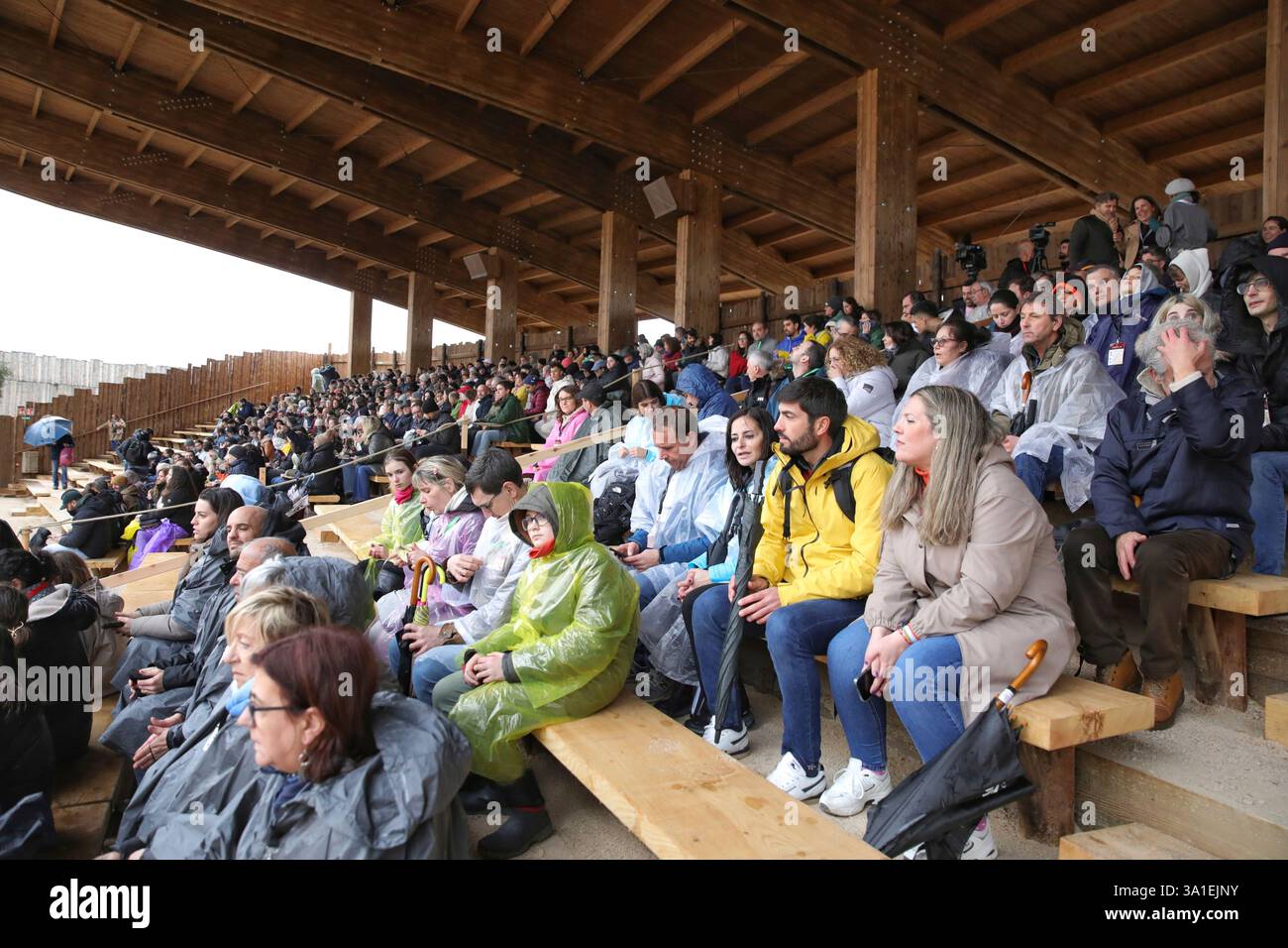 Part of the audience during the presentation of the new show 'The Drum ...