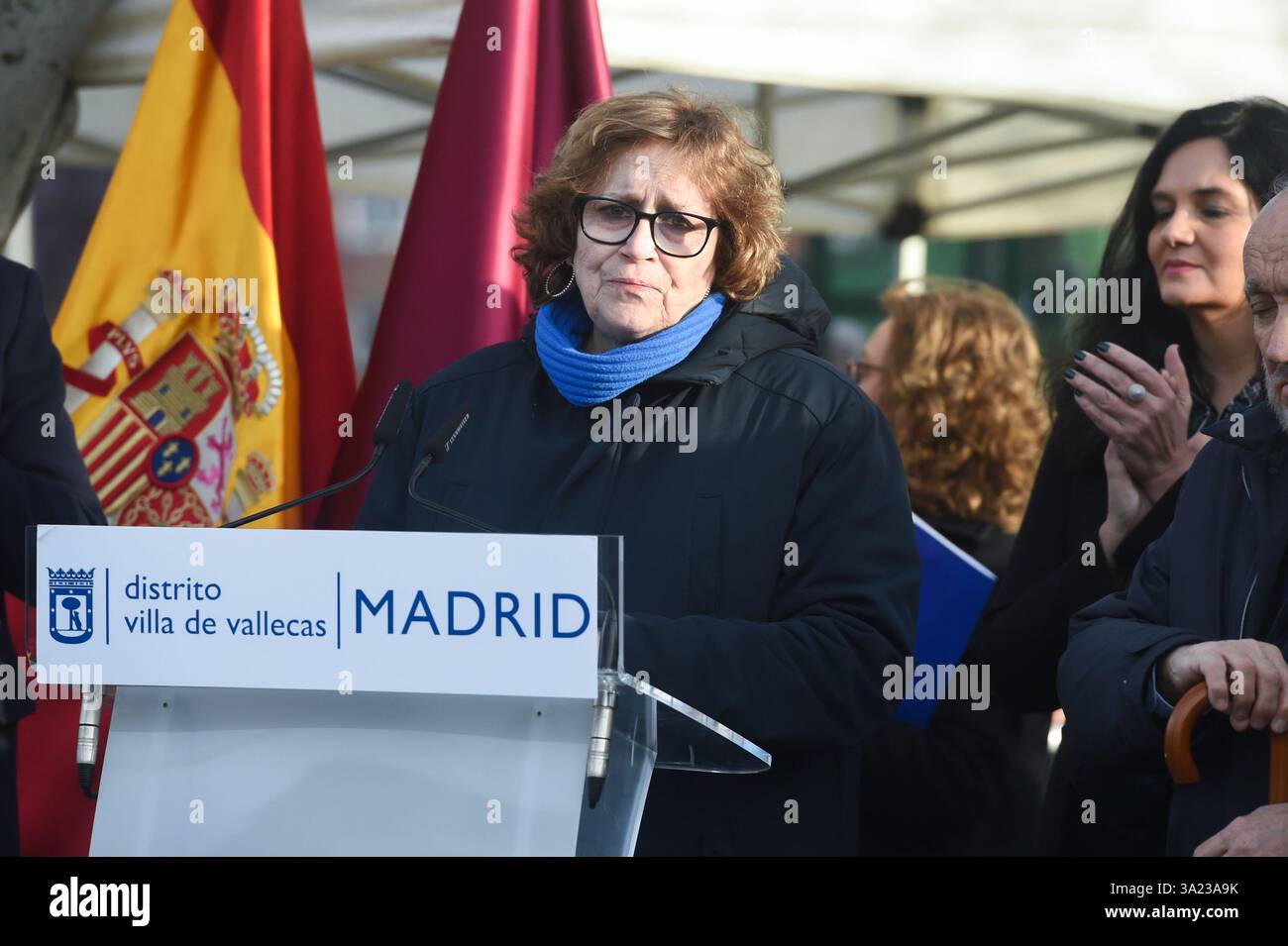 The president of the Asociación 11-M Afectados del Terrorismo ...