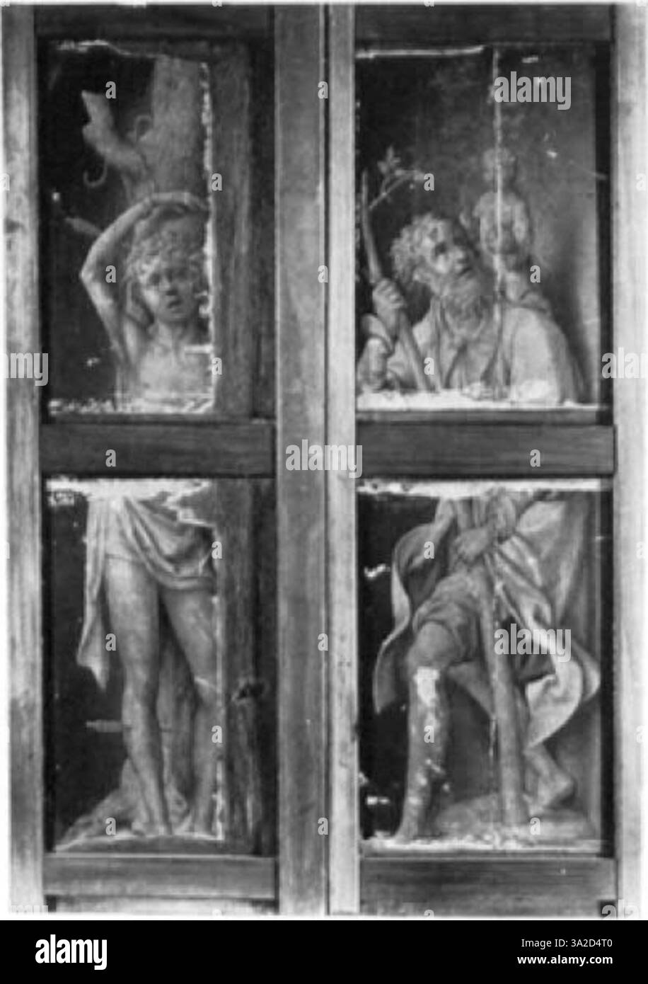 Questo primo dipinto fiammingo di Joos van Cleve, Jan Provost e Joachim Patenier mostra una ...