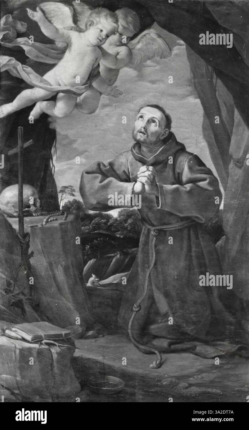 La "visione di san Francesco d'Assisi" di Guido reni, creata tra il ...